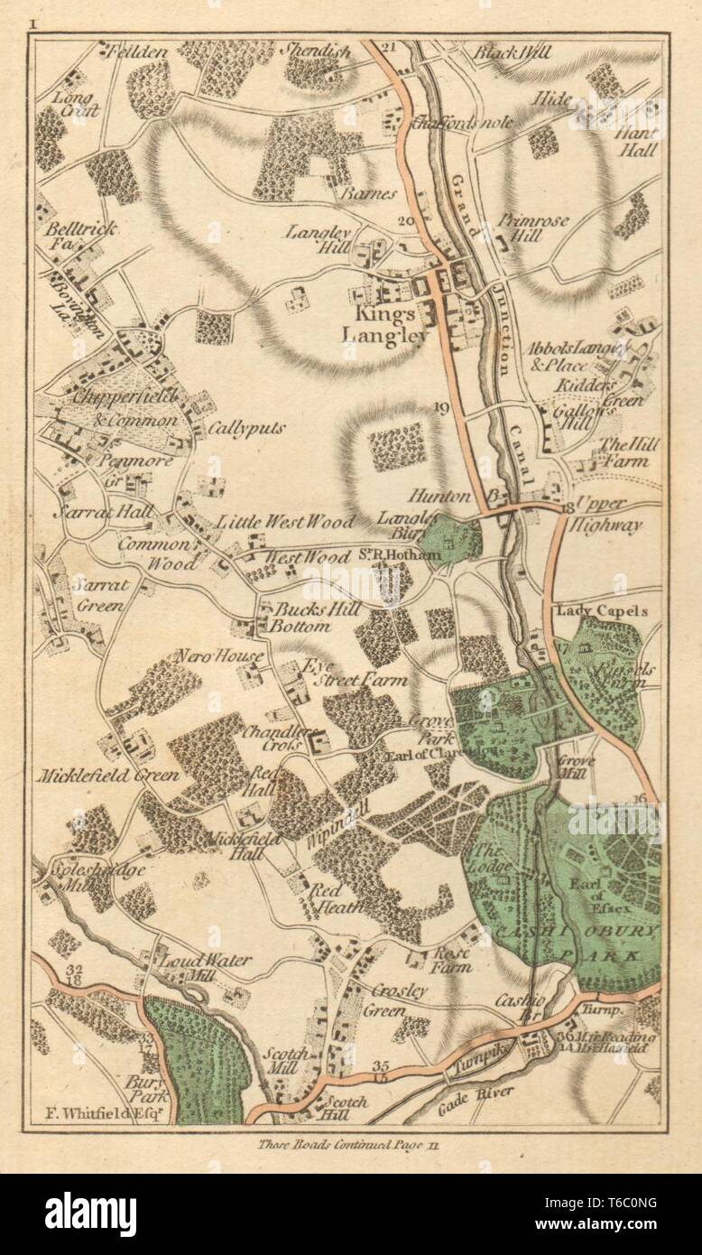 Hemel hempstead map hi-res stock photography and images - Alamy