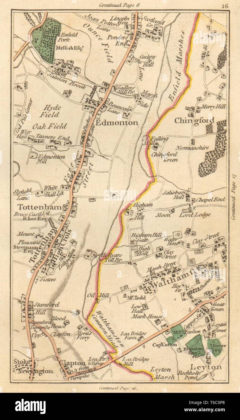 Walthamstow map hi-res stock photography and images - Alamy