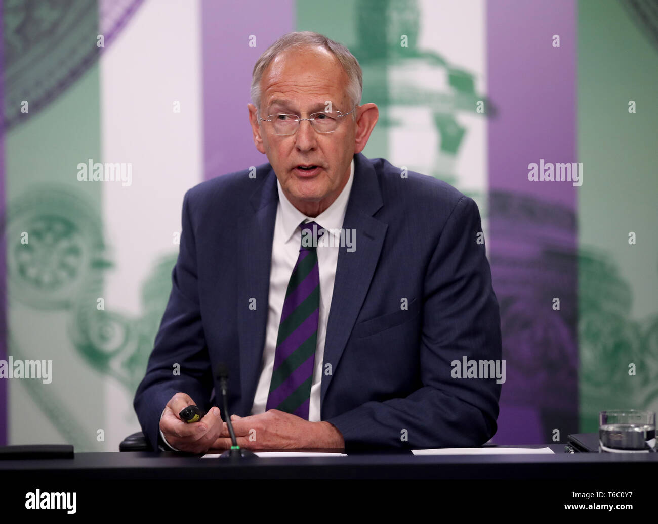 Wimbledon spring press conference all england lawn tennis hi-res stock ...