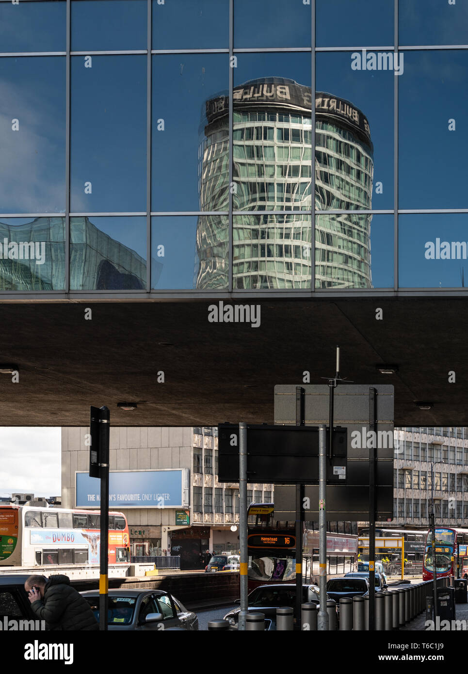 Birmingham, England - March 17 2019: Birmingham's famous Rotunda office ...