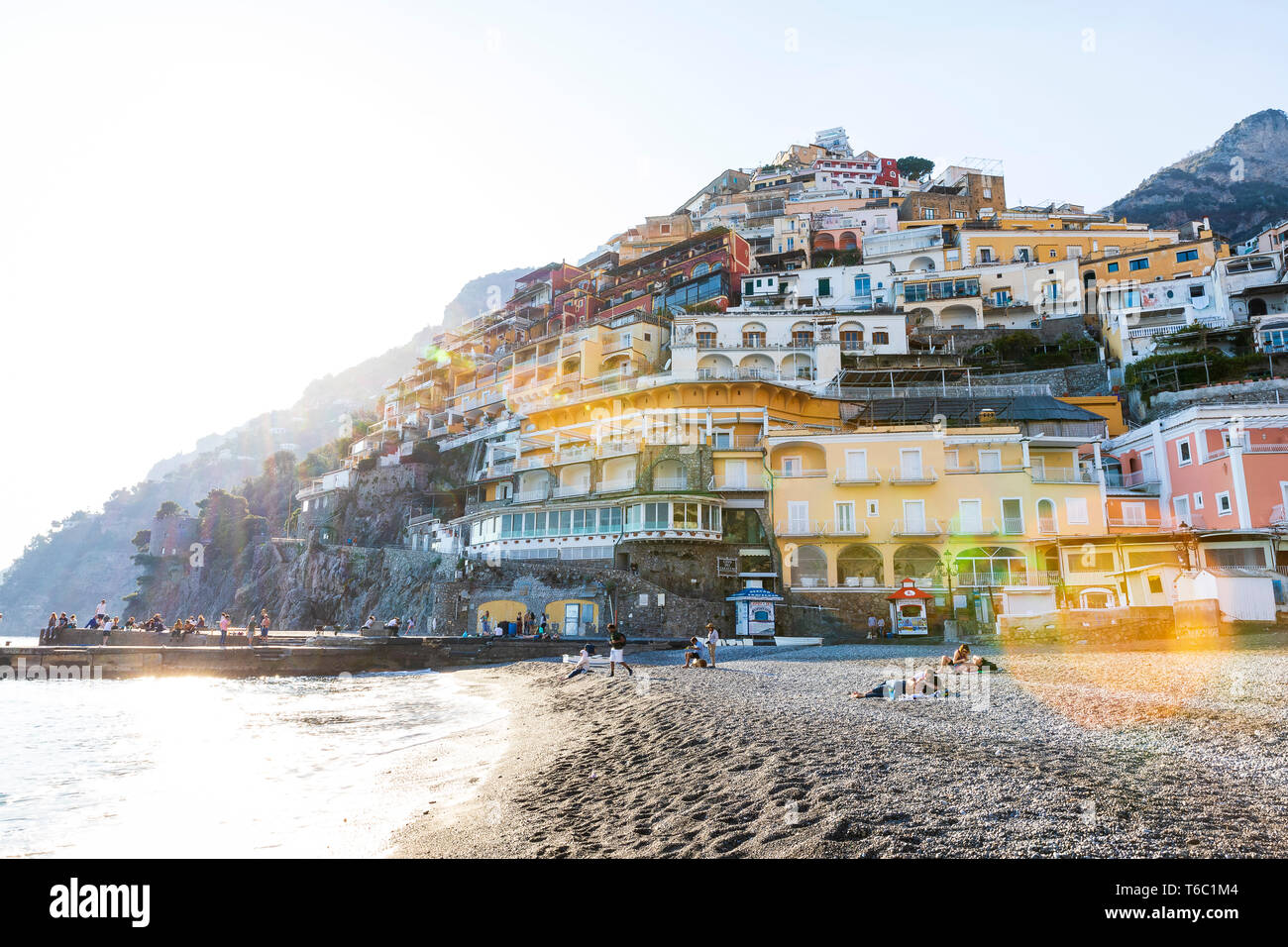 Panorama positano italy hi-res stock photography and images - Alamy