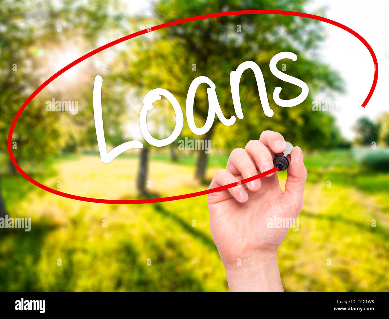 Human hand writing word help hi-res stock photography and images - Alamy