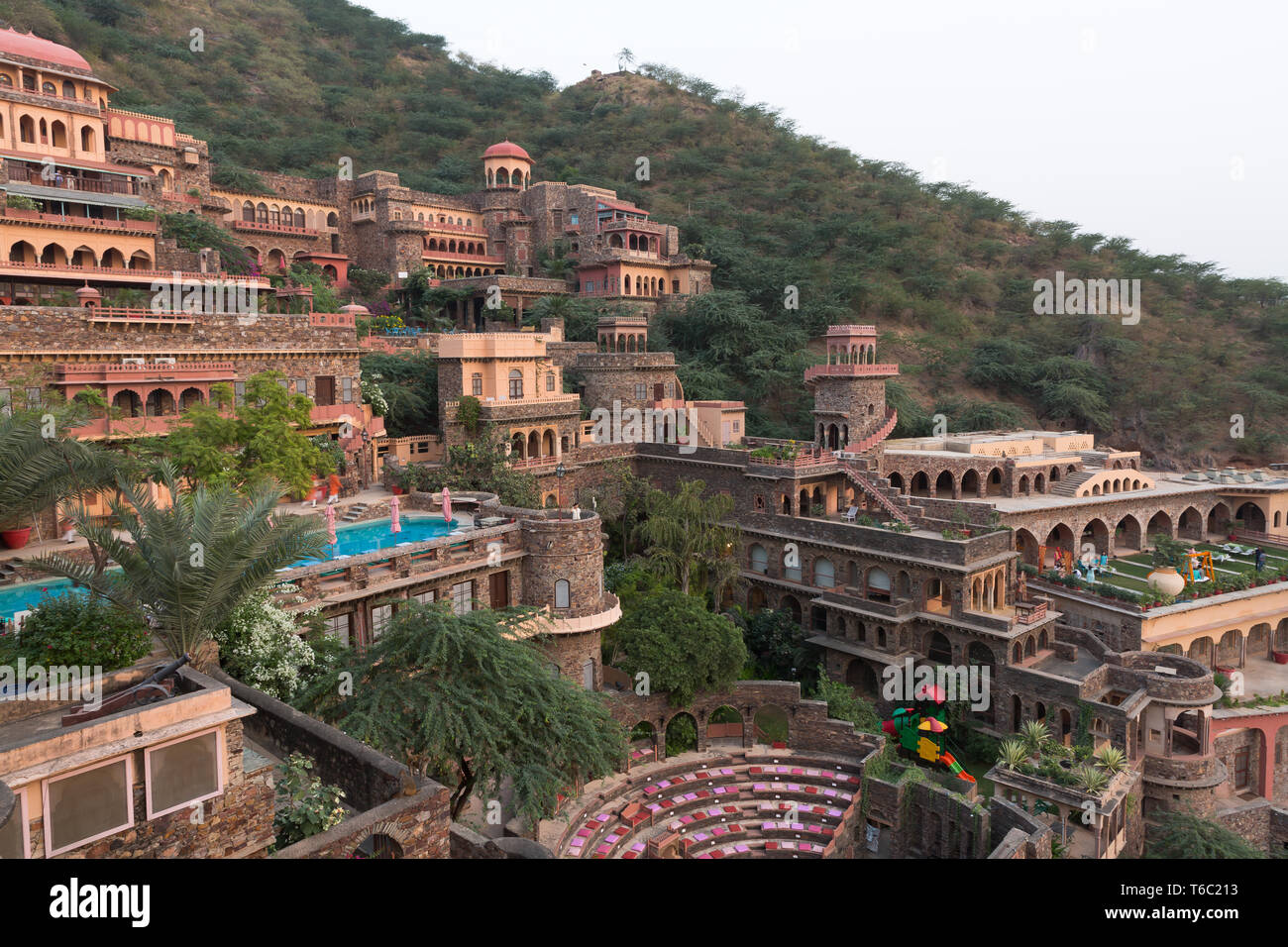 Day landscape at Neemrana Fort Palace in Rajasthan India Stock Photo ...