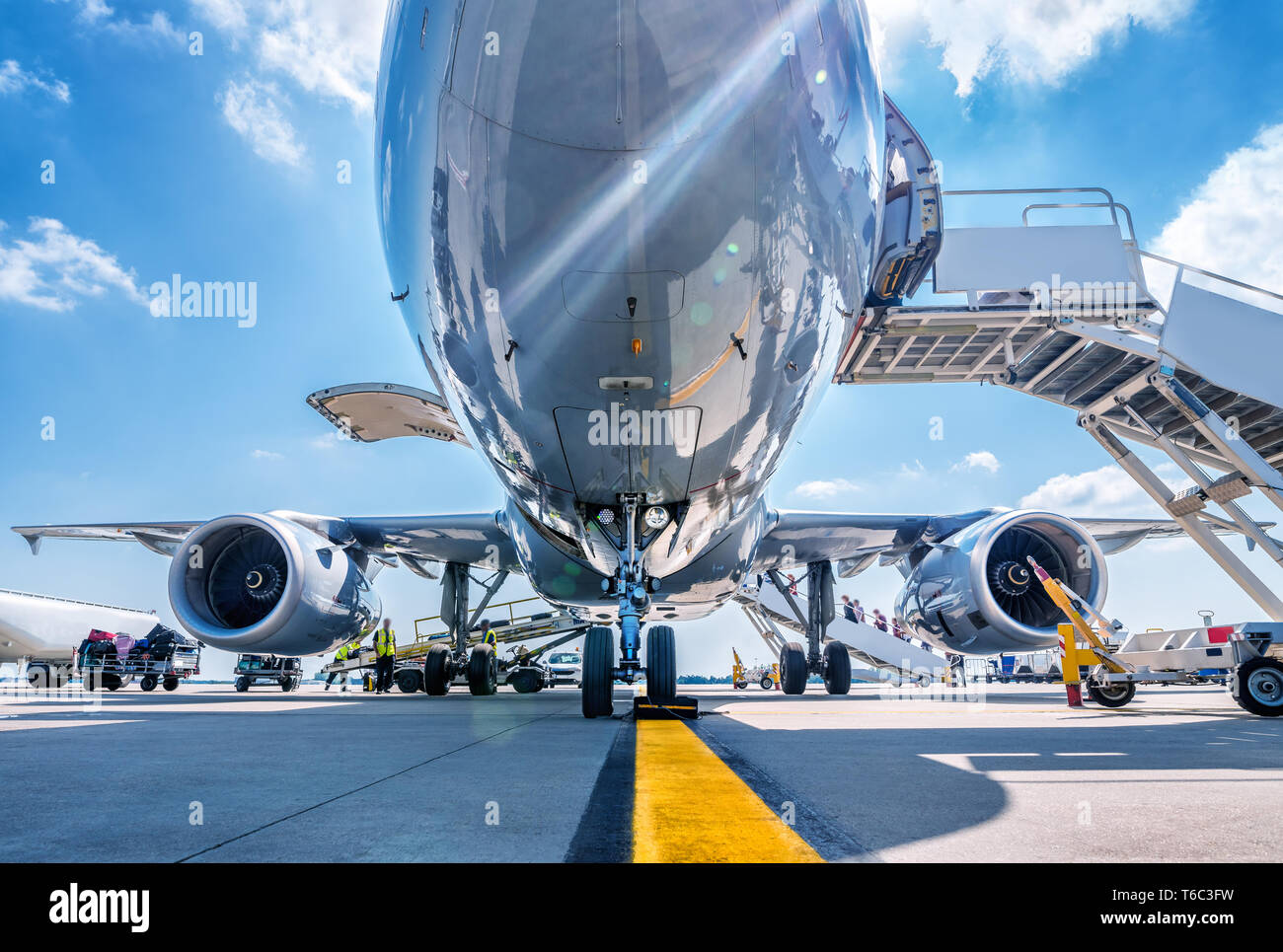 Cargo boarding hi-res stock photography and images - Alamy