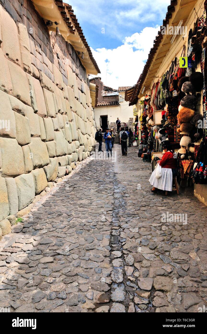 in the streets of Cusco Peru Stock Photo - Alamy
