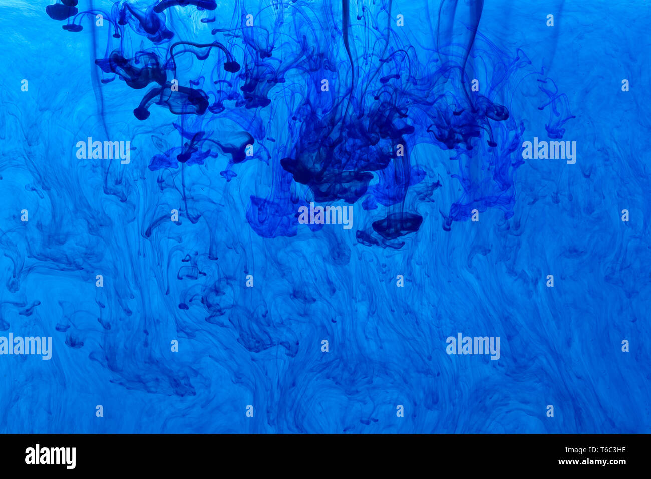 Blue Tint Drops Background Stock Photo - Alamy