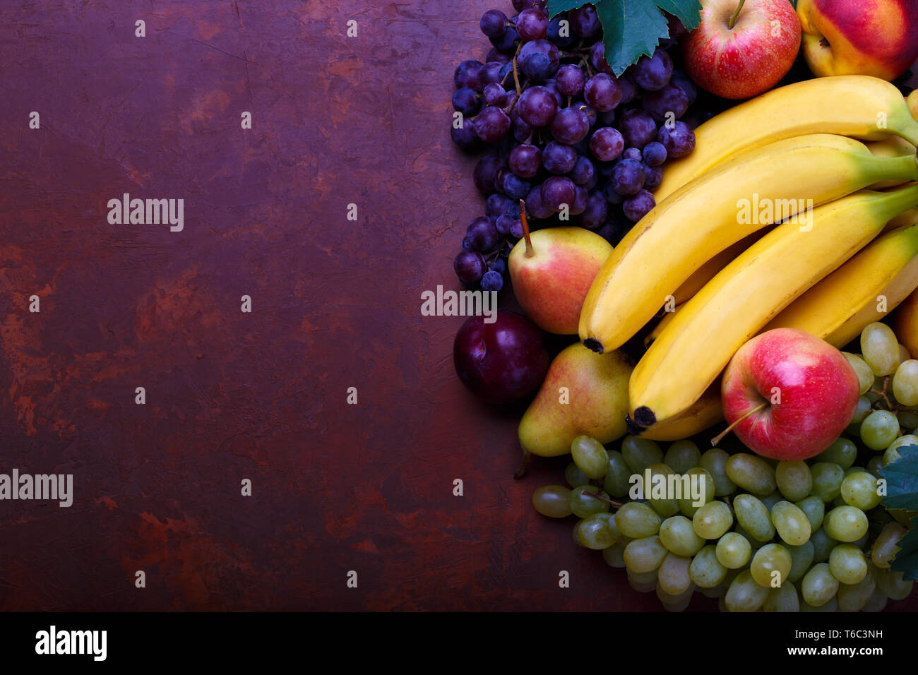 Variety of ripe fruits Stock Photo - Alamy