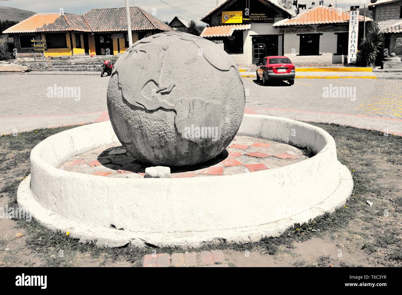 La Bola de Guachala Ecuador Stock Photo - Alamy