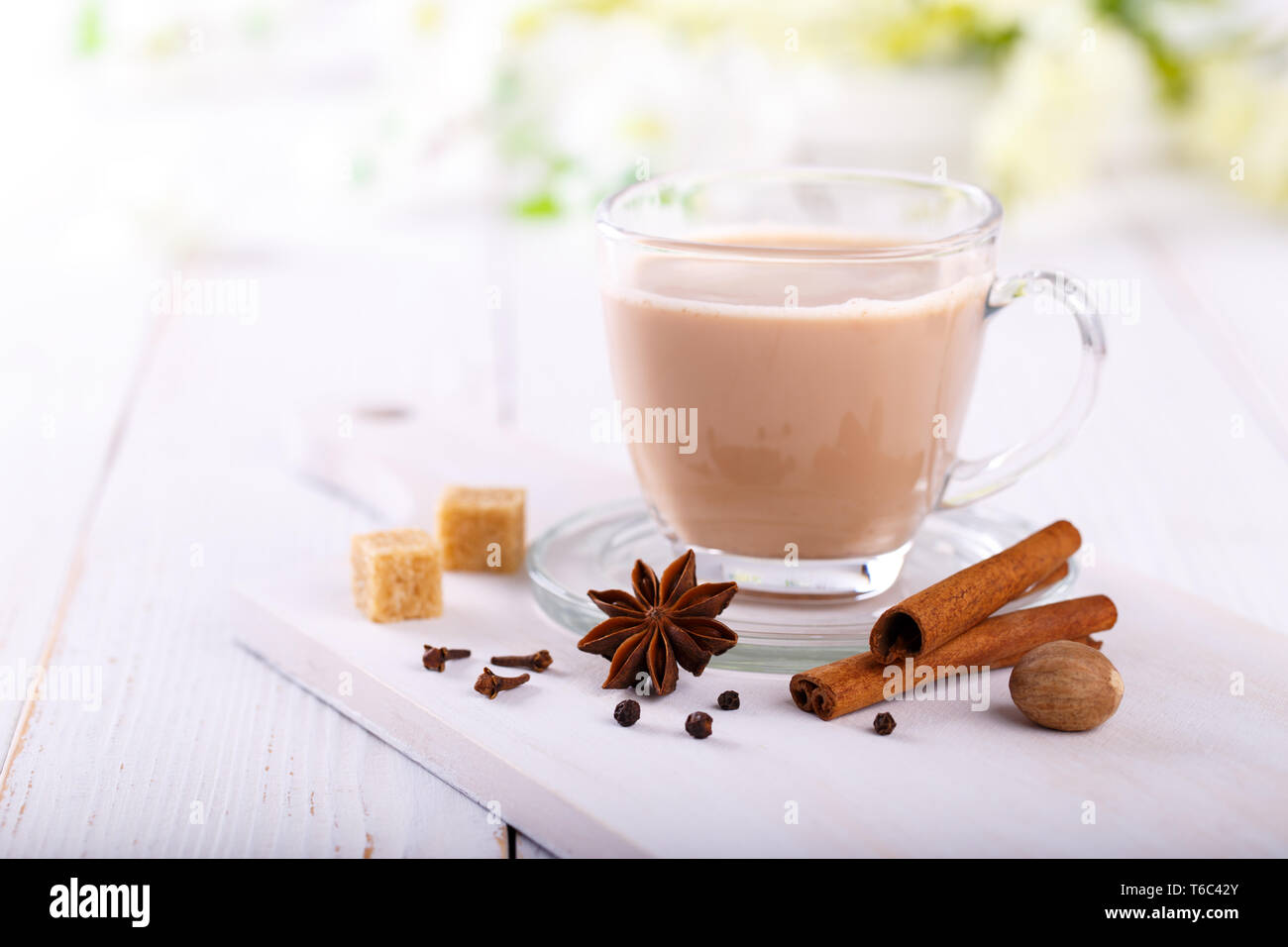 Masala chai top view hi-res stock photography and images - Alamy