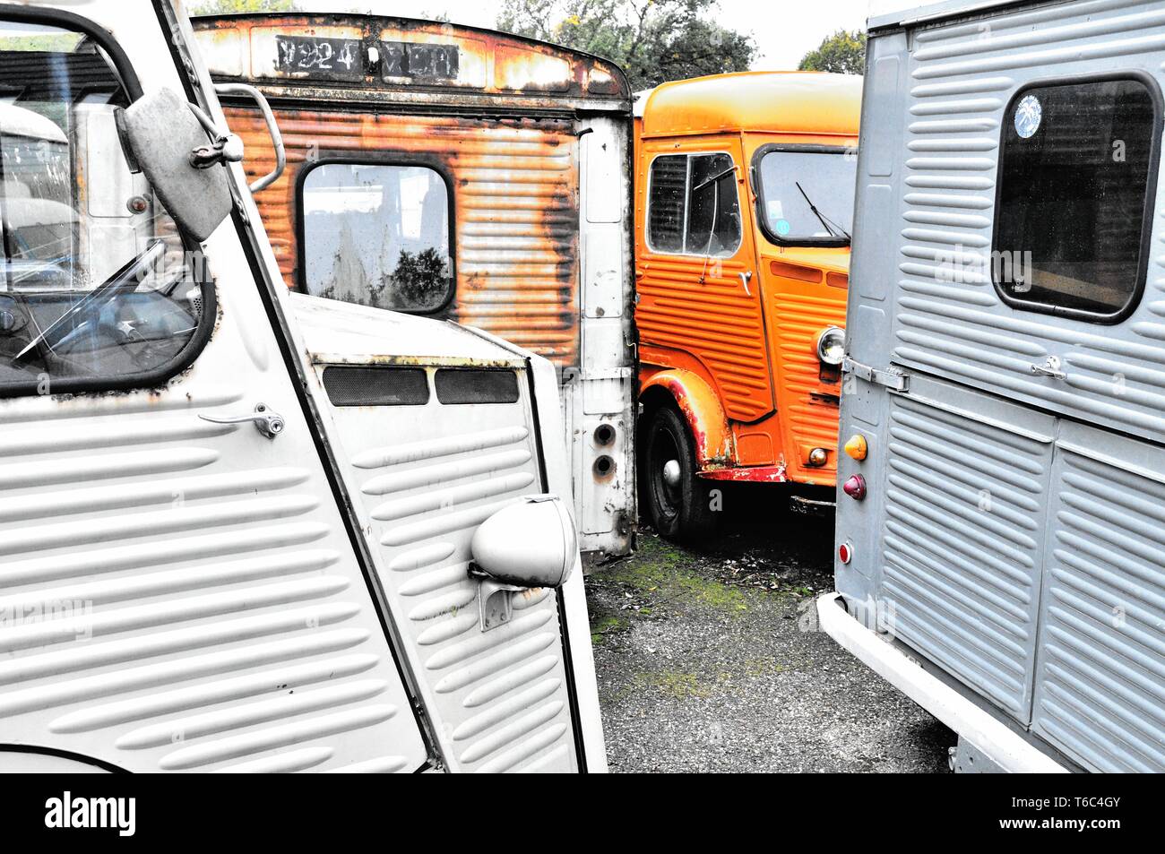old transporter type H Stock Photo - Alamy