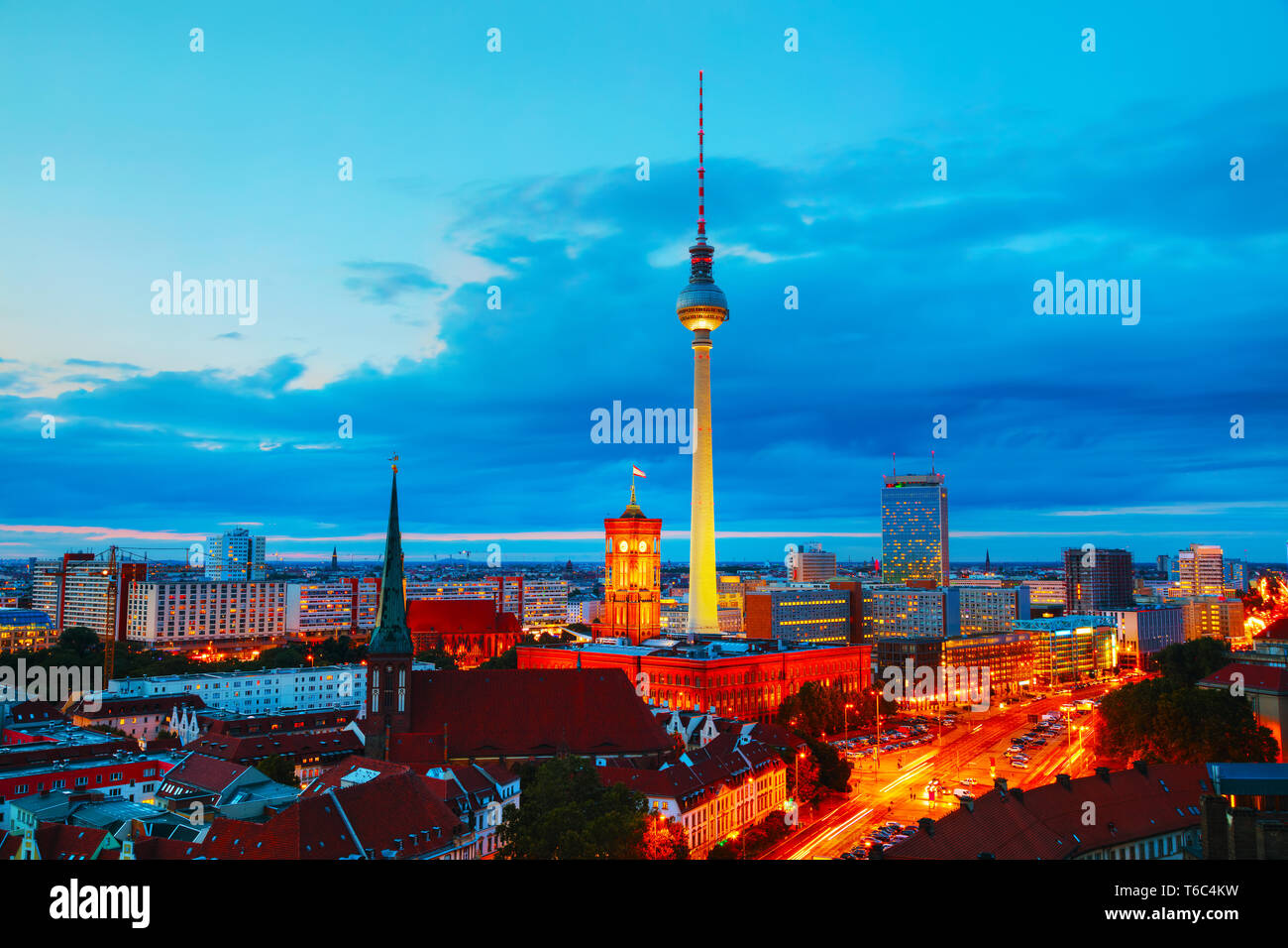 Aerial overview of Berlin Stock Photo - Alamy