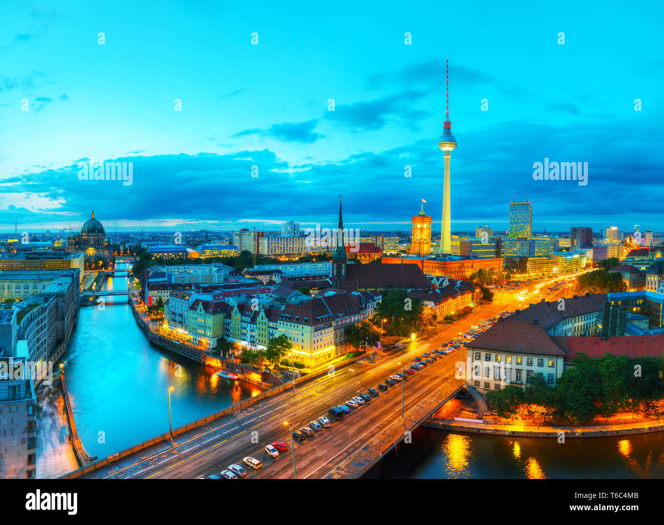 Aerial overview of Berlin Stock Photo - Alamy