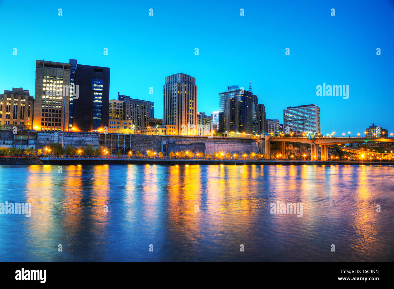 Overview of downtown St. Paul, MN Stock Photo - Alamy
