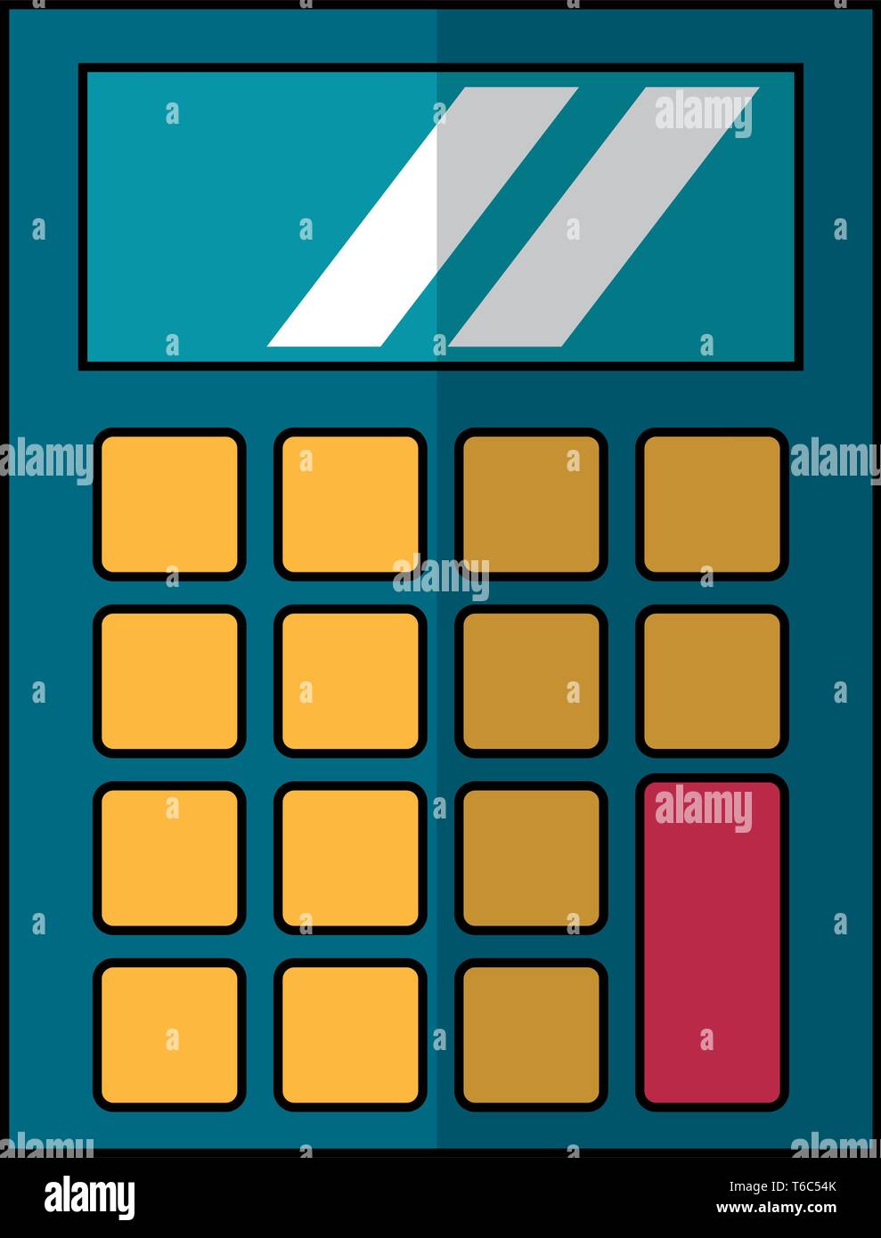 calculator icon cartoon Stock Vector Image & Art - Alamy