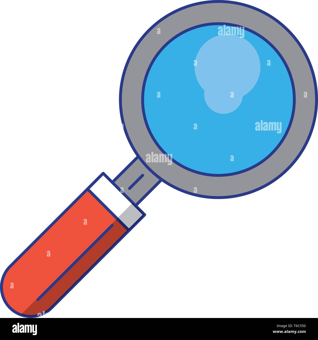 magnifying glass icon Stock Vector Image & Art - Alamy