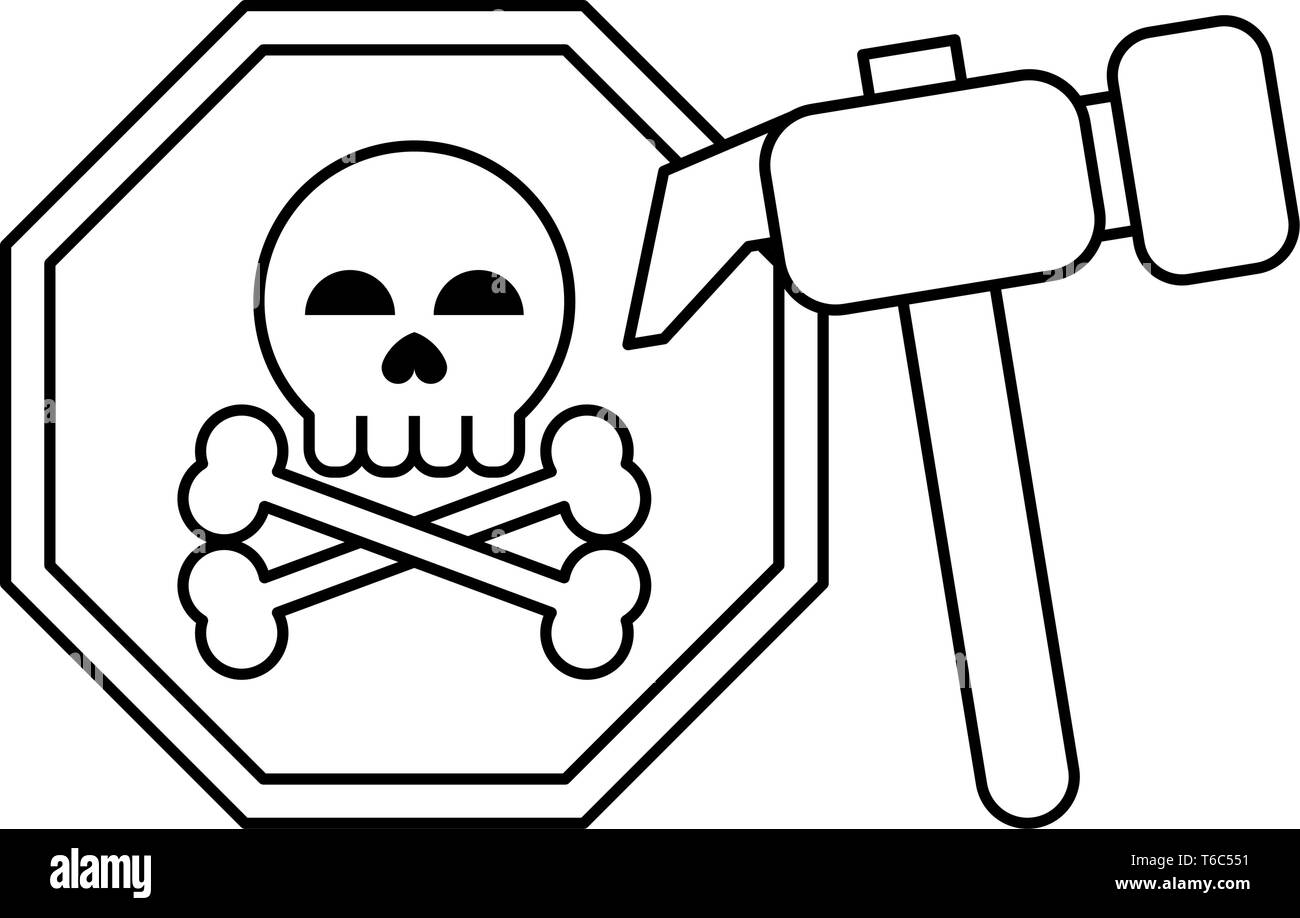 danger sign with tools Stock Vector Image & Art - Alamy