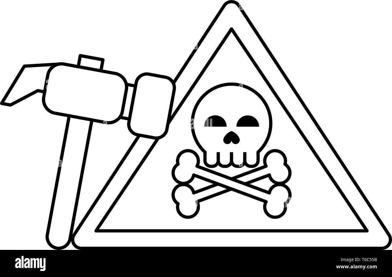 danger sign with tools Stock Vector Image & Art - Alamy