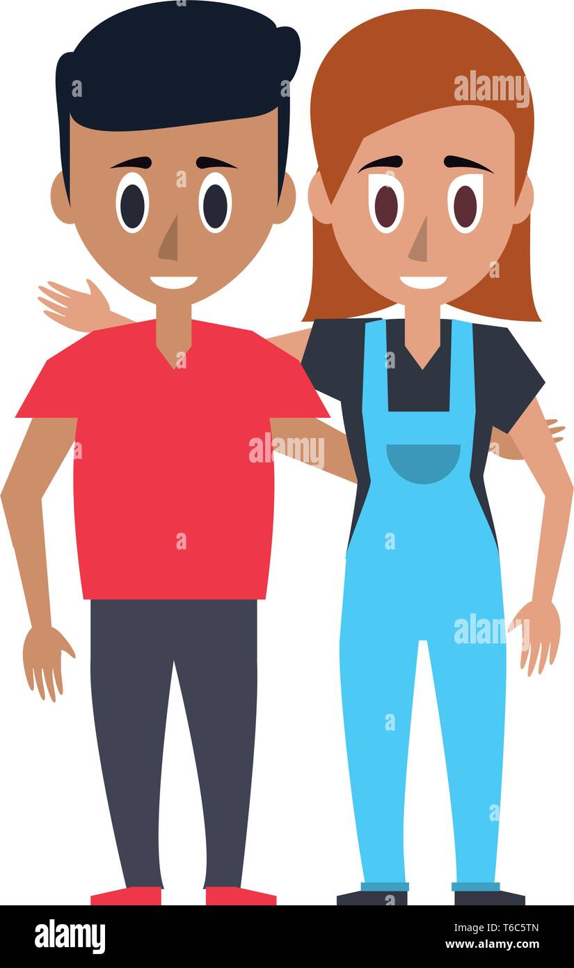 Friends people cartoon Stock Vector Image & Art - Alamy