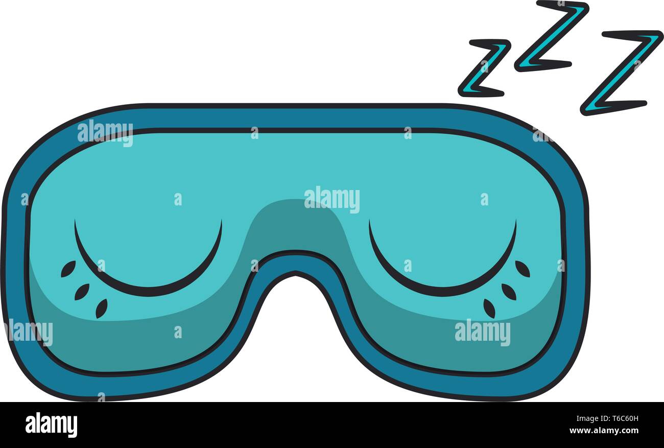 Sleep eyes cap cartoon isolated Stock Vector Image & Art - Alamy