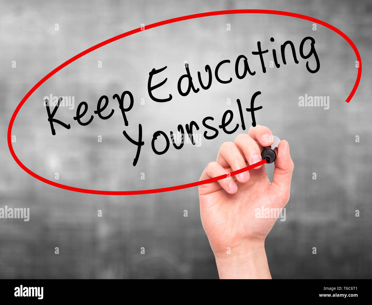 Keep education yourself hi-res stock photography and images - Alamy