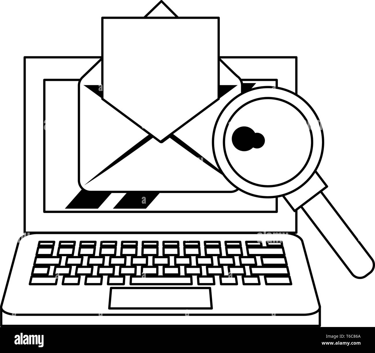 Documentation cartoon Black and White Stock Photos & Images - Alamy