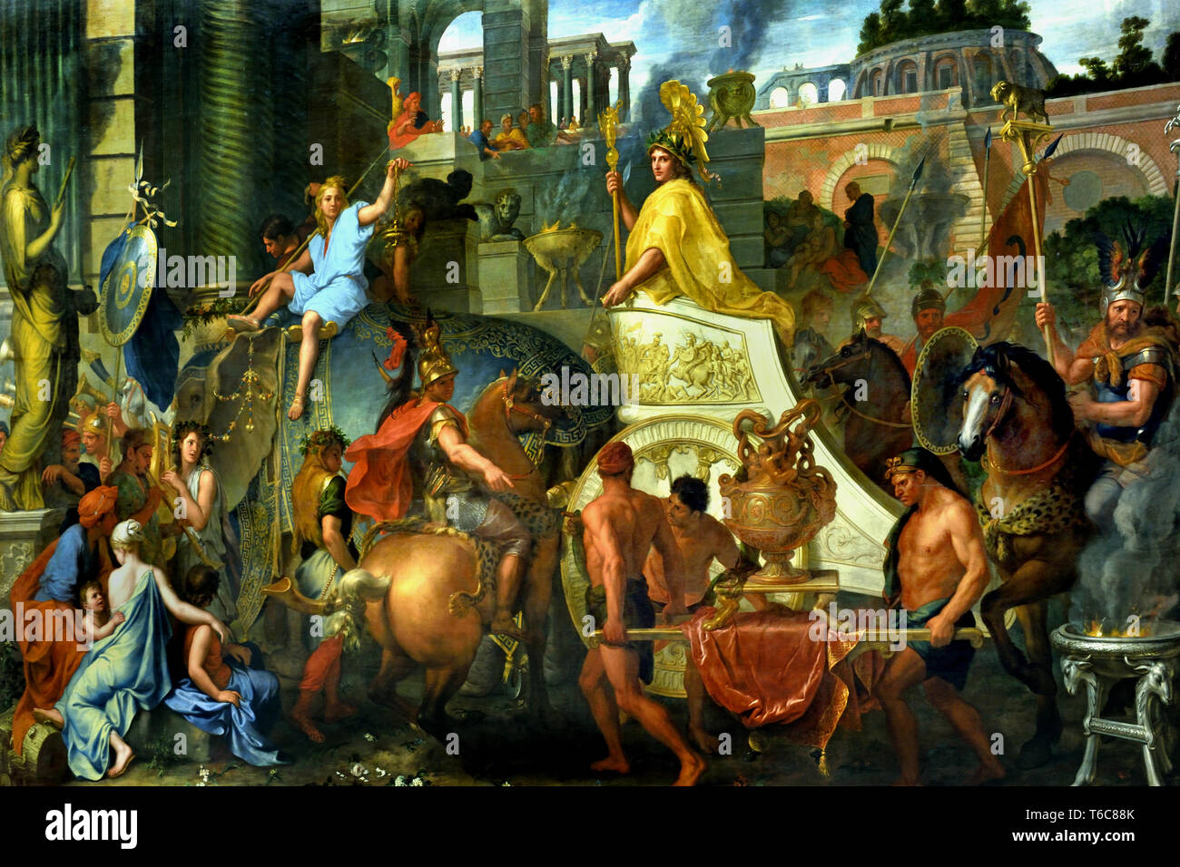 The entry of Alexander the Great to Babylon or Alexander's Triumph 1665 ...