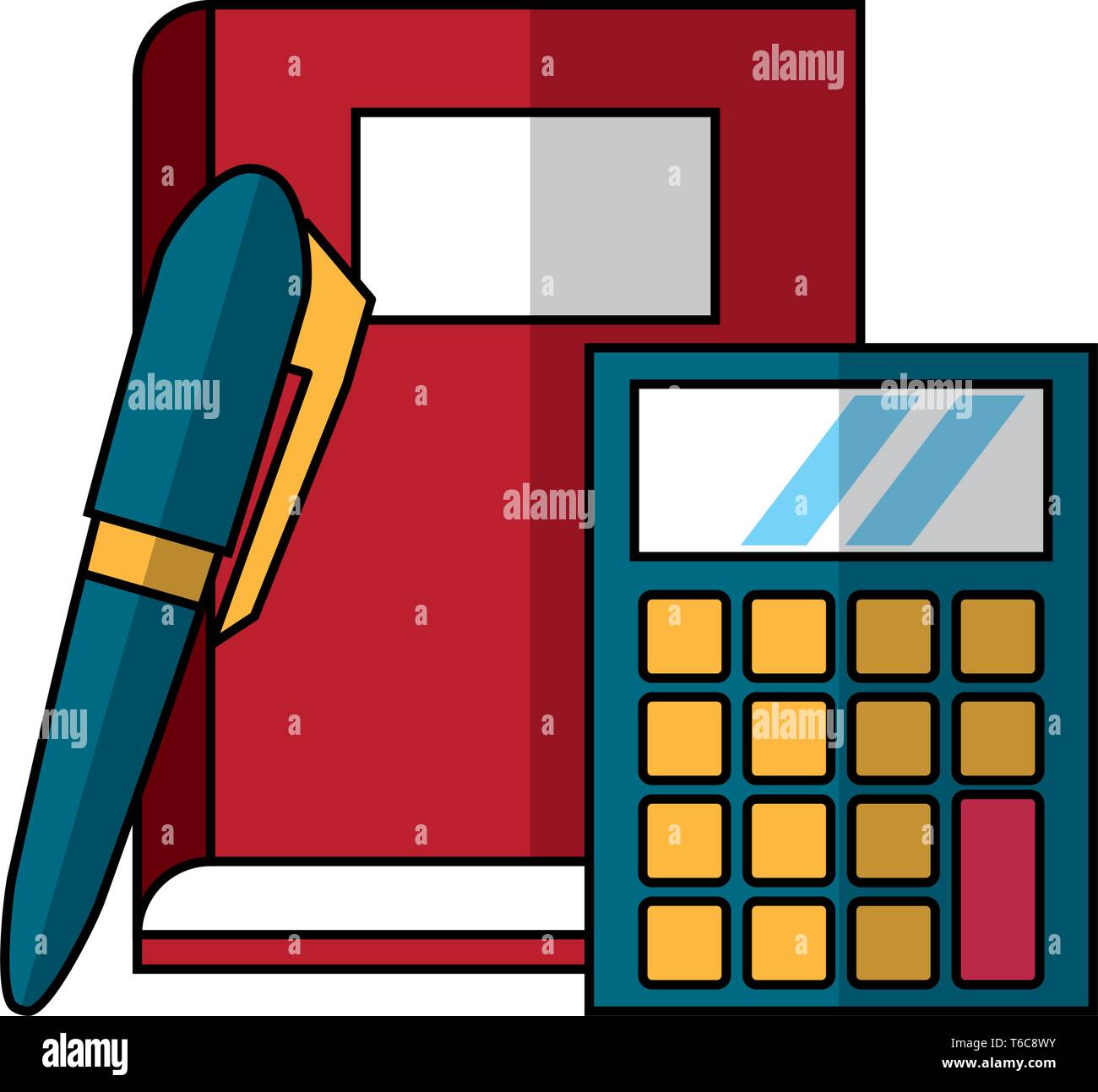 Sharp business financial calculator Stock Vector Images - Alamy
