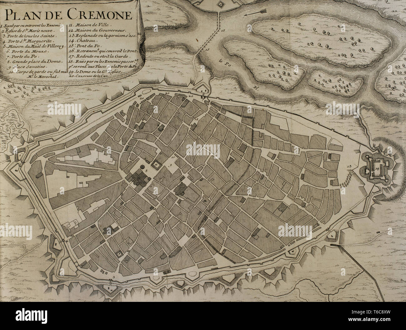 Map of cremona hi-res stock photography and images - Alamy