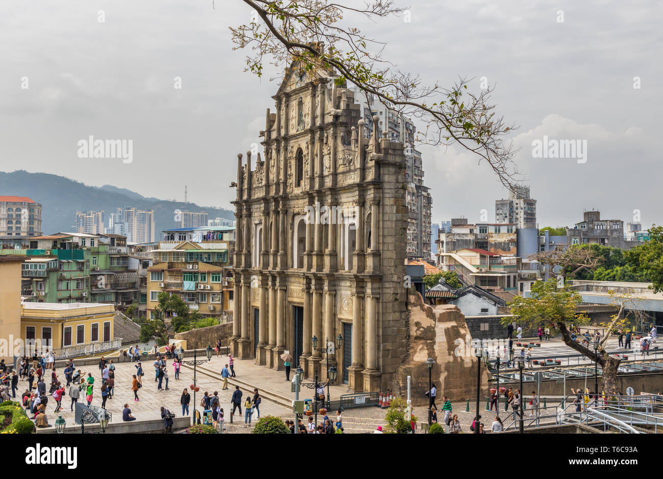 Macau, China - Portuguese colony until 1999, Unesco World Heritage site ...