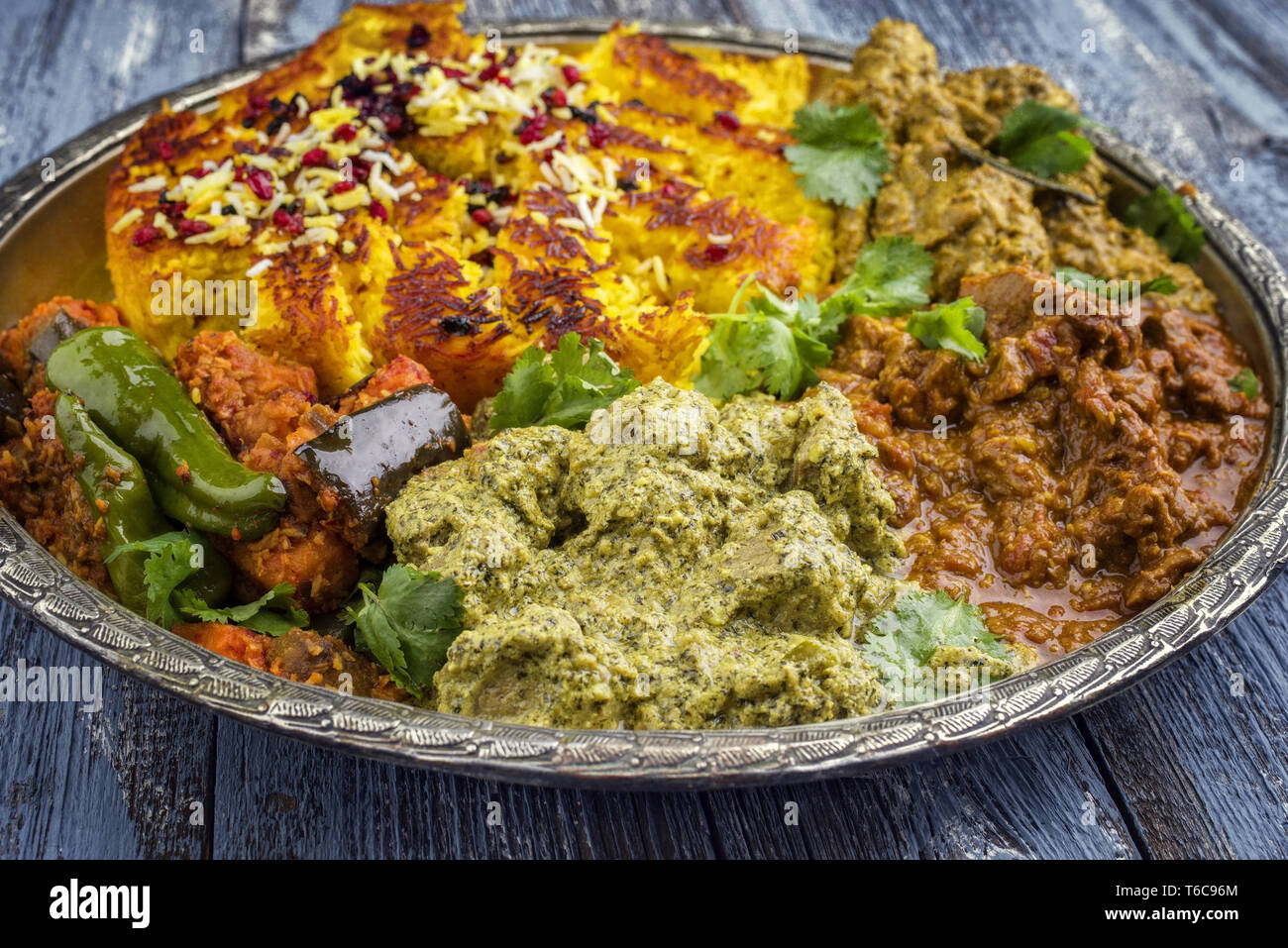 Indian thali curries hi-res stock photography and images - Alamy