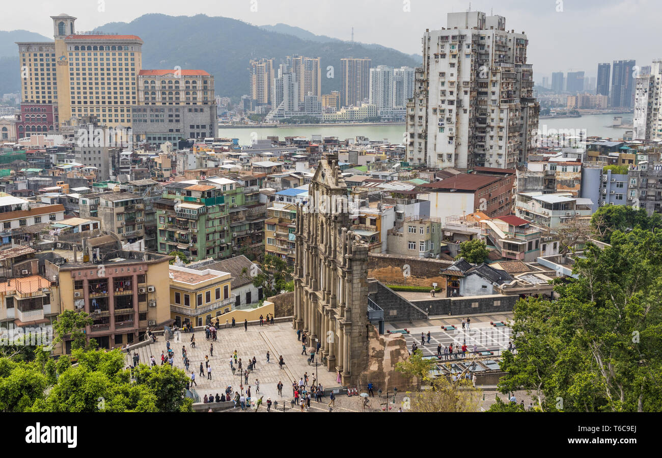 Macau, China - Portuguese colony until 1999, Unesco World Heritage site ...