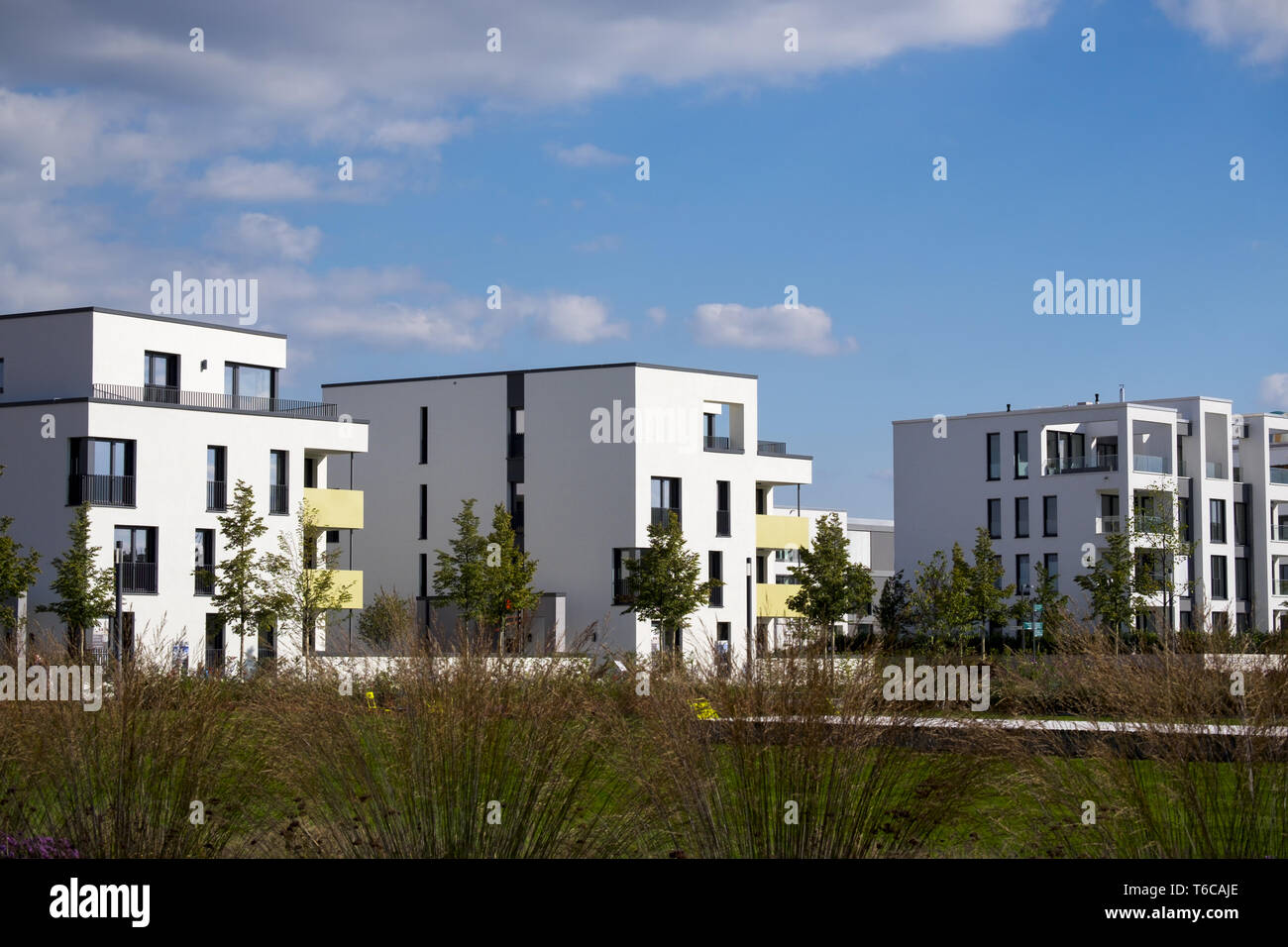 Modern residential district Stock Photo - Alamy