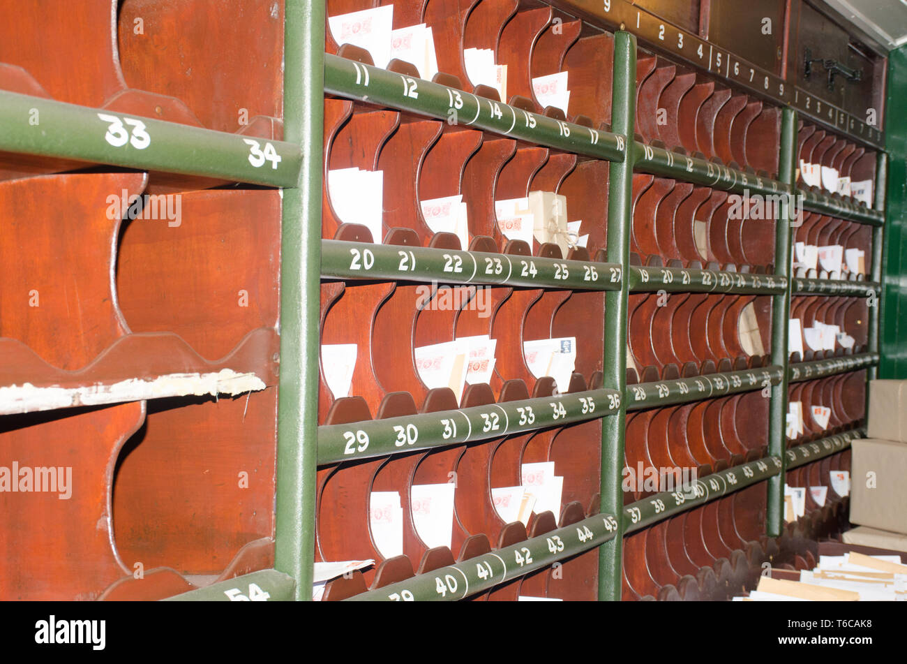 Pigeon holes hi-res stock photography and images - Alamy