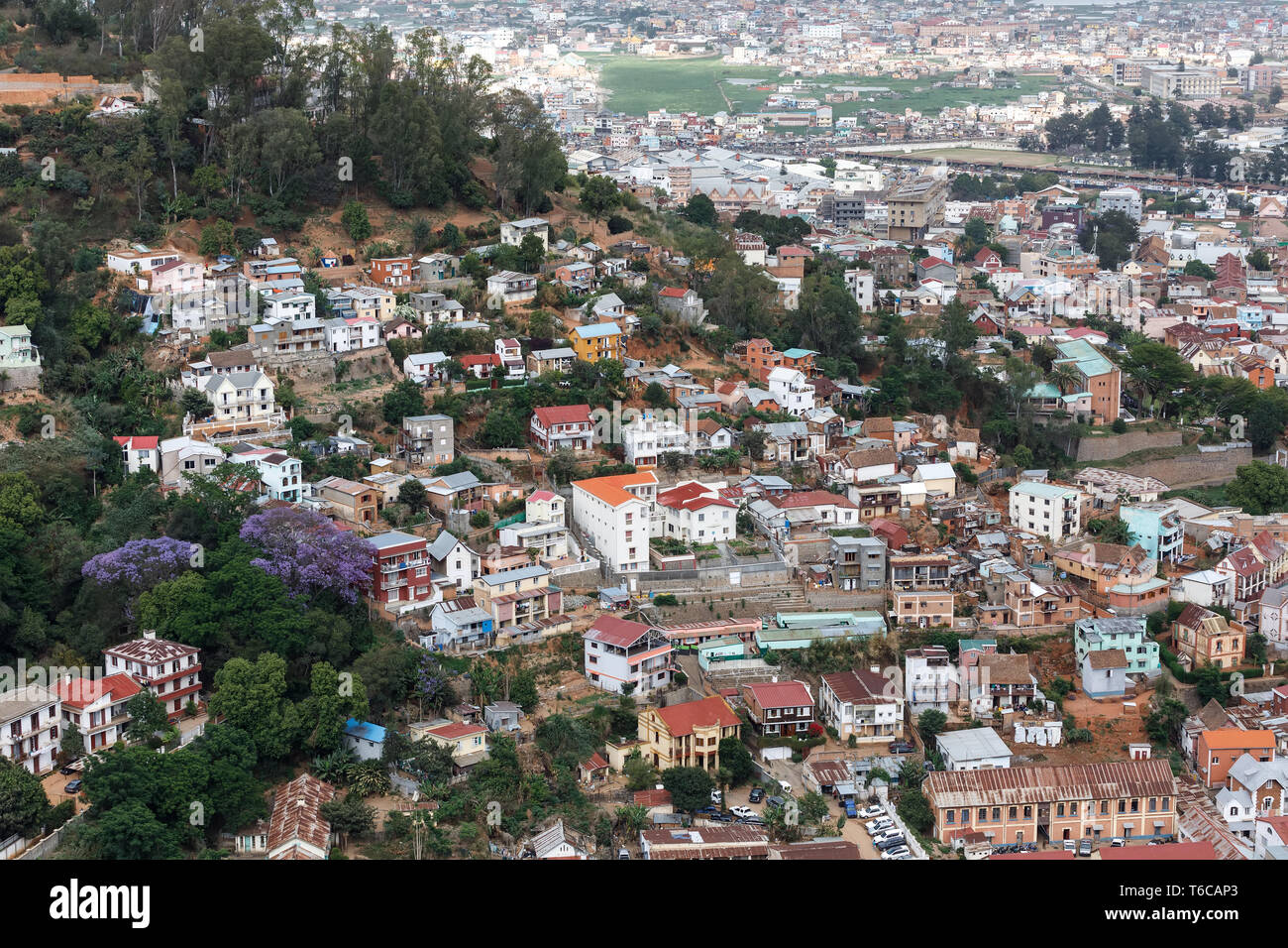 Antananarivo cityscape, capital of Madagascar Stock Photo - Alamy