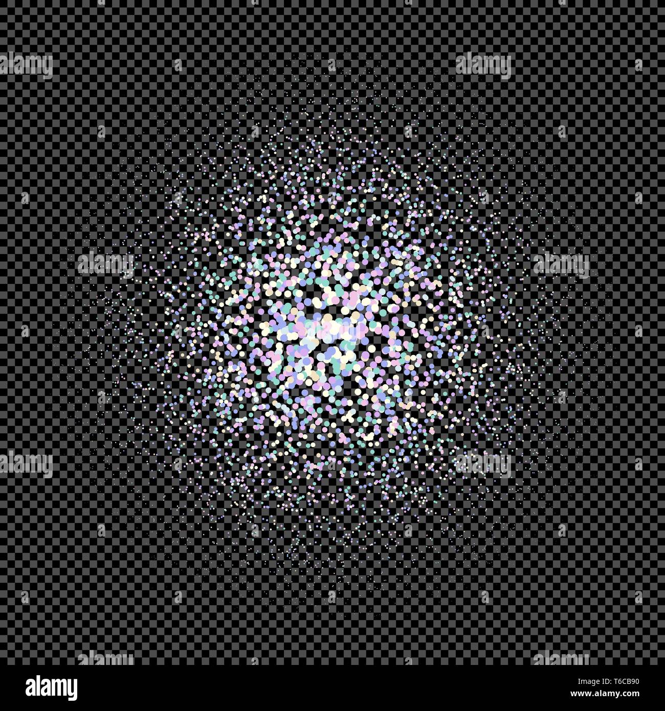 vector pearl color particles sparks shiny dust effect confetti texture ...