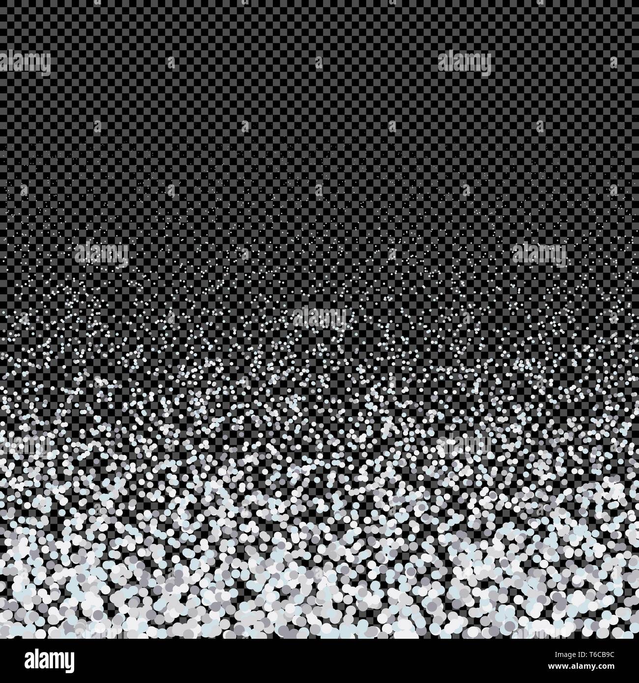 vector silver color particles sparks shiny dust effect confetti texture ...