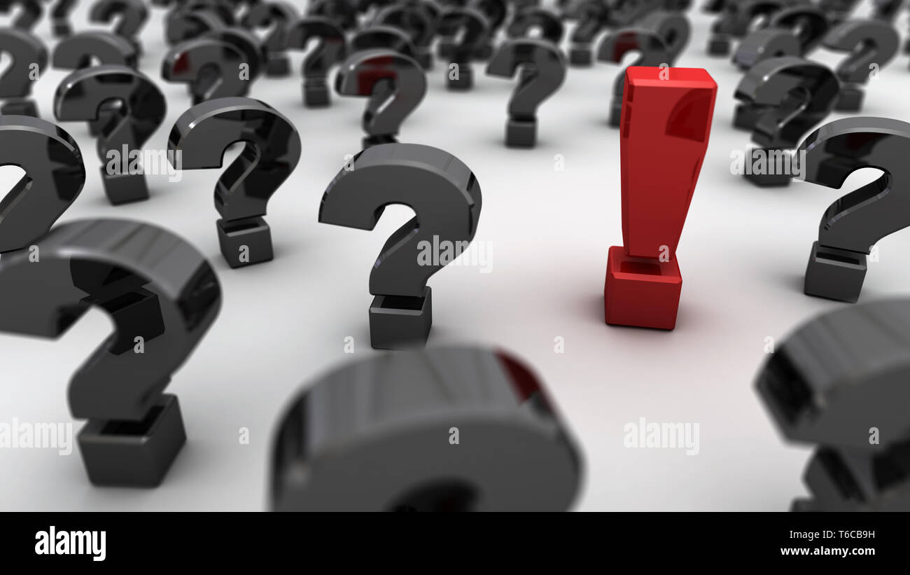 Exclamation point and question mark hi-res stock photography and images ...