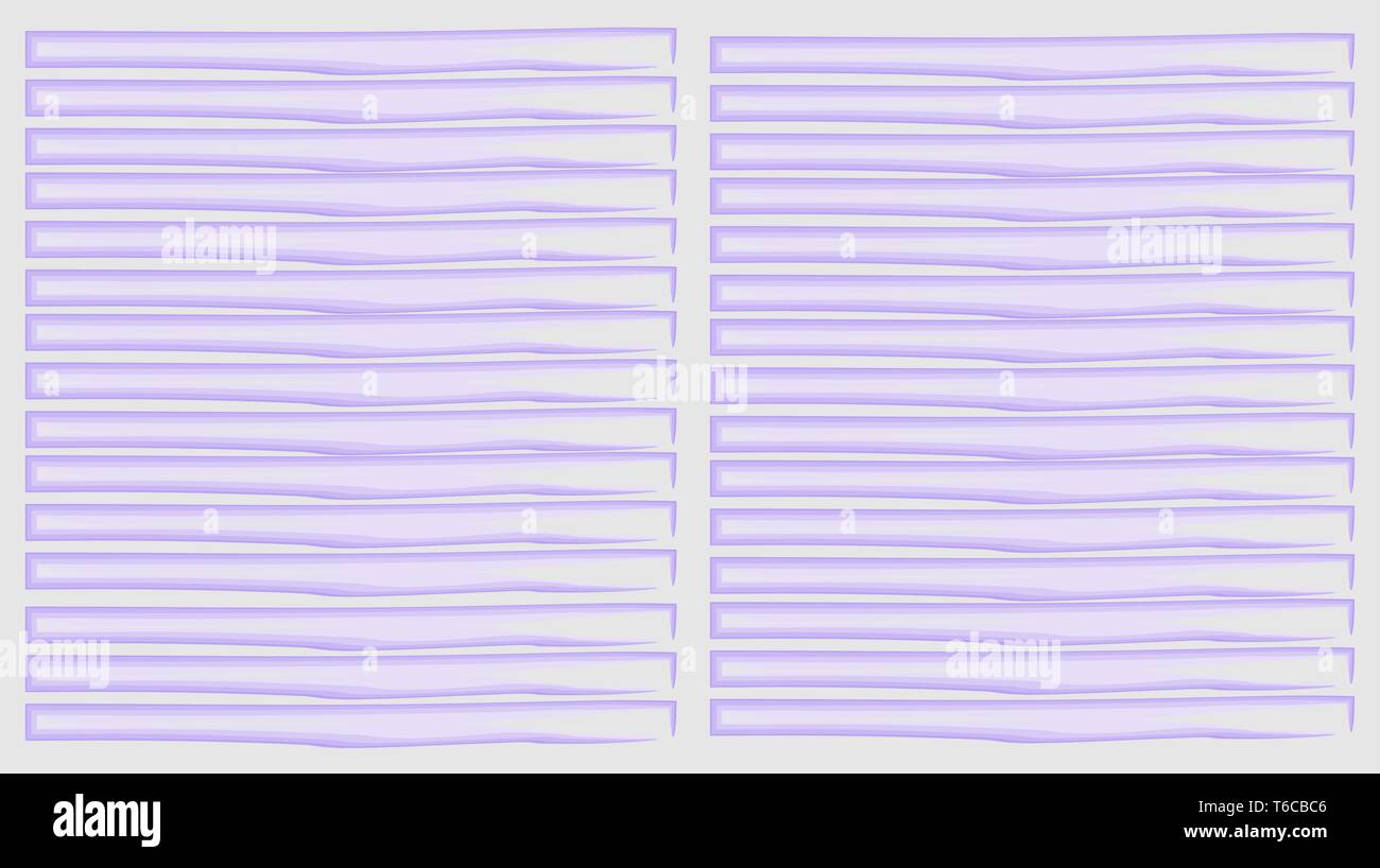 set color lines lilac brush stroke. Fashionable vector colorful pattern ...
