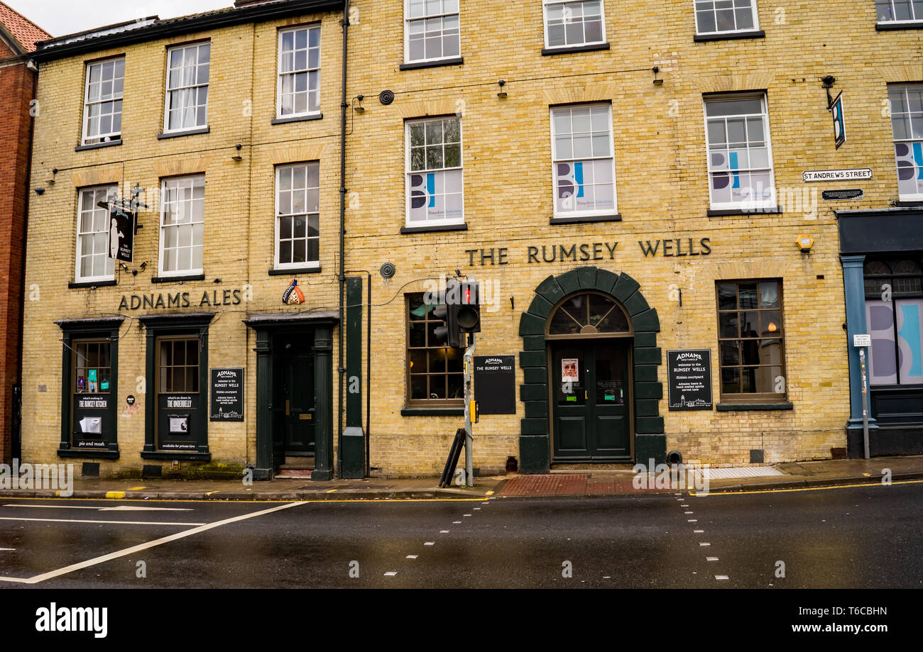 The Rumsey Wells ale house in the medieval city of Norwich, Norfolk ...
