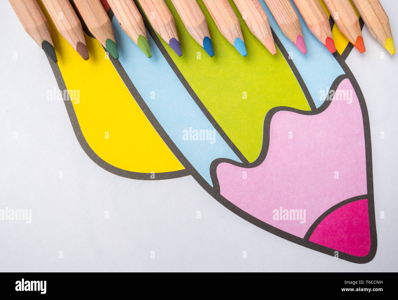 Kids crayons hi-res stock photography and images - Alamy