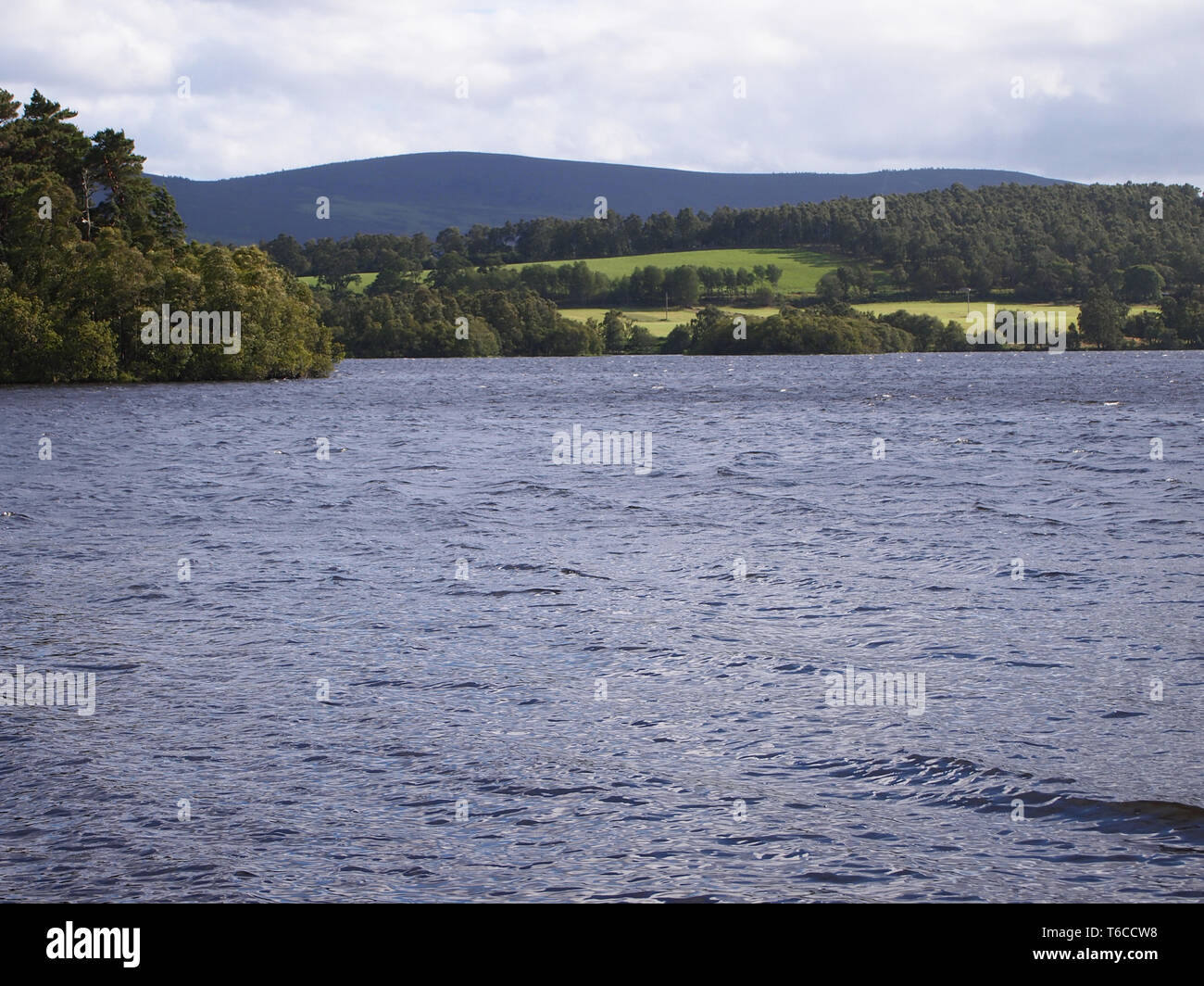 Loch Kinord, in the Muir of Dinnet National Nature Reserve, Scotland ...