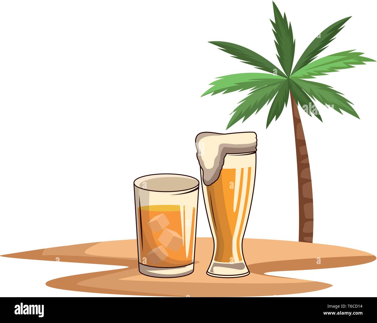 alcoholic drinks beverages cartoon Stock Vector Image & Art - Alamy