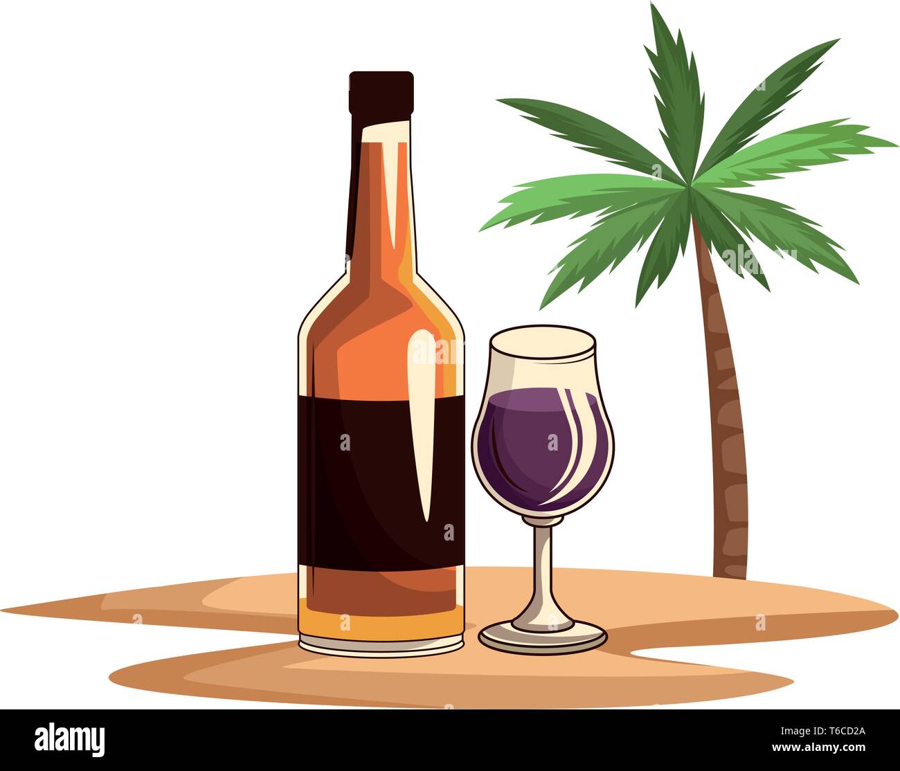 alcoholic drinks beverages cartoon Stock Vector Image & Art - Alamy