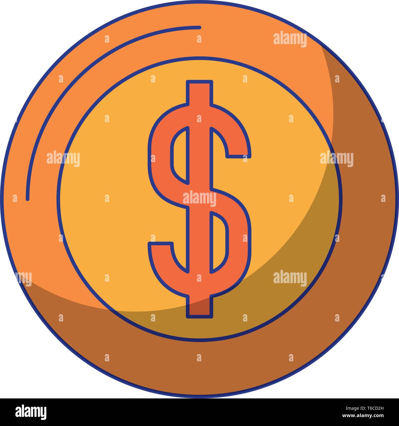 coins icon cartoon Stock Vector Image & Art - Alamy