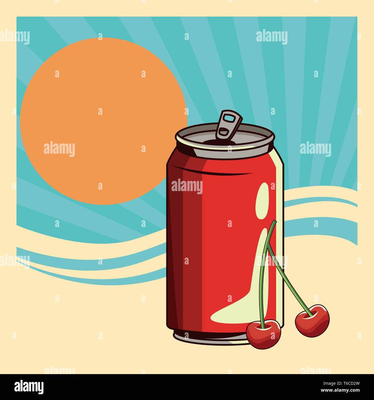 refreshing drink cartoon Stock Vector Image & Art - Alamy