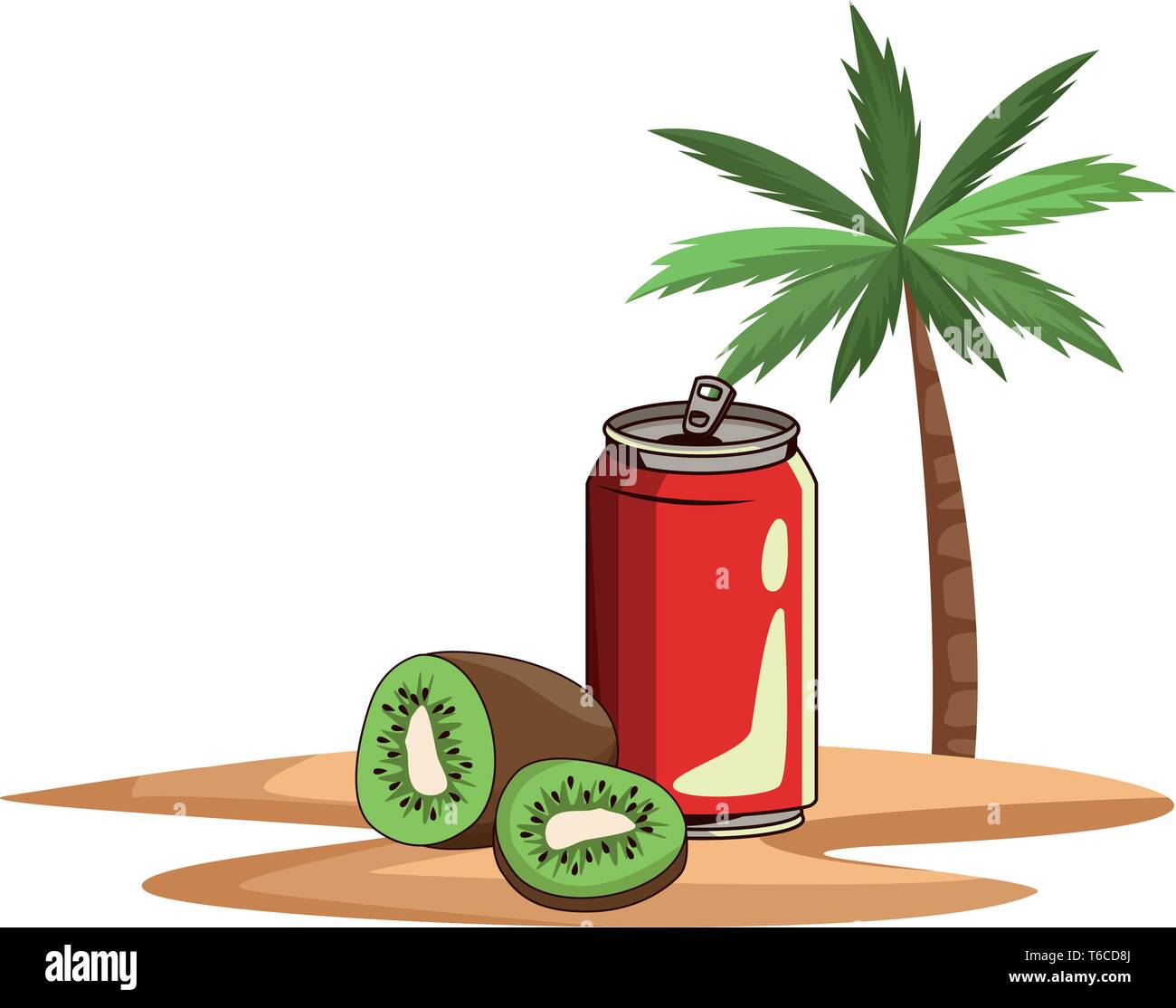 refreshing drink cartoon Stock Vector Image & Art - Alamy