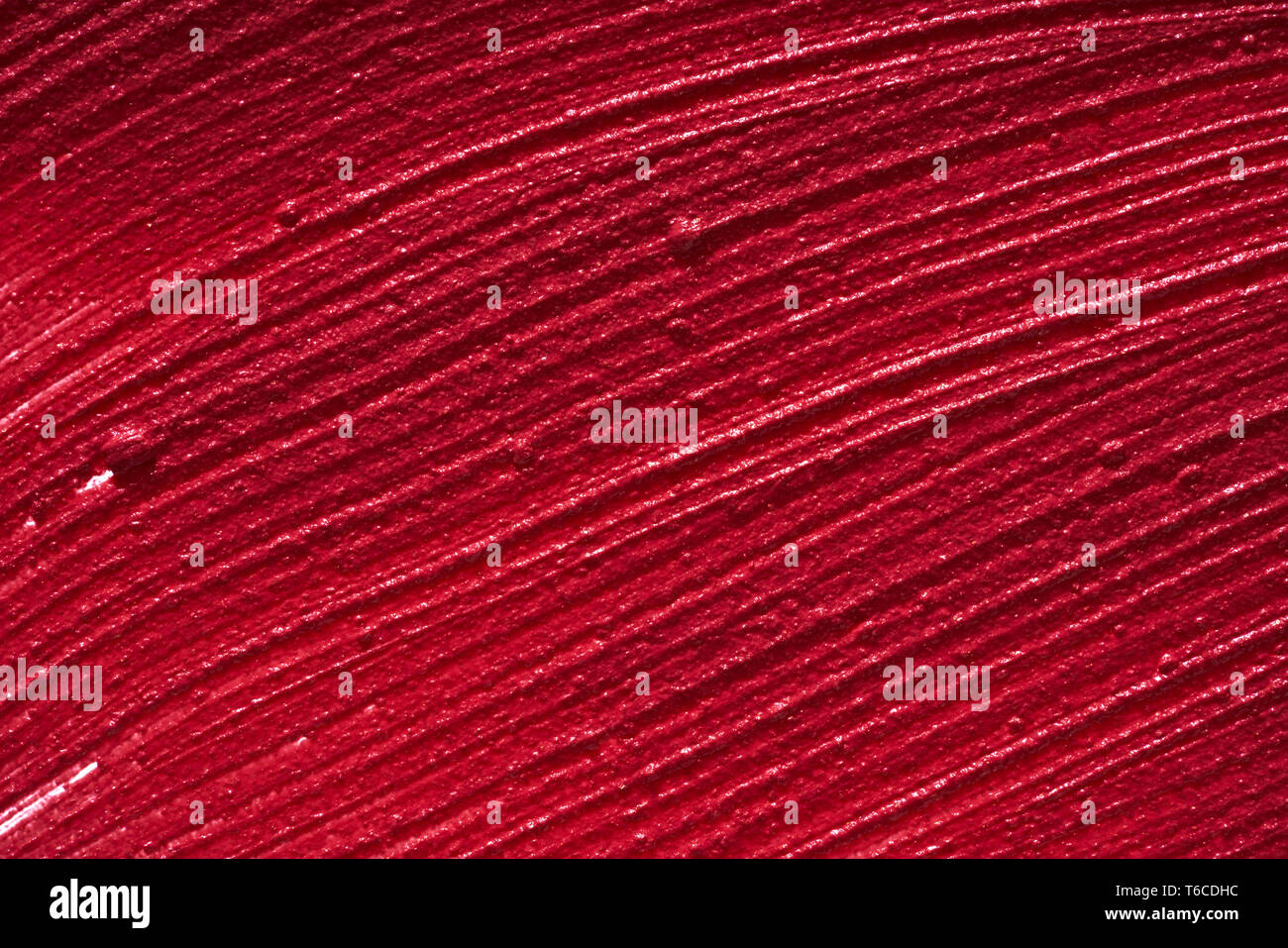 Red smear of matte lip gloss isolated on white background Stock Photo ...