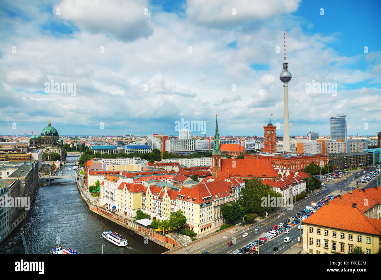 Aerial overview of Berlin Stock Photo - Alamy