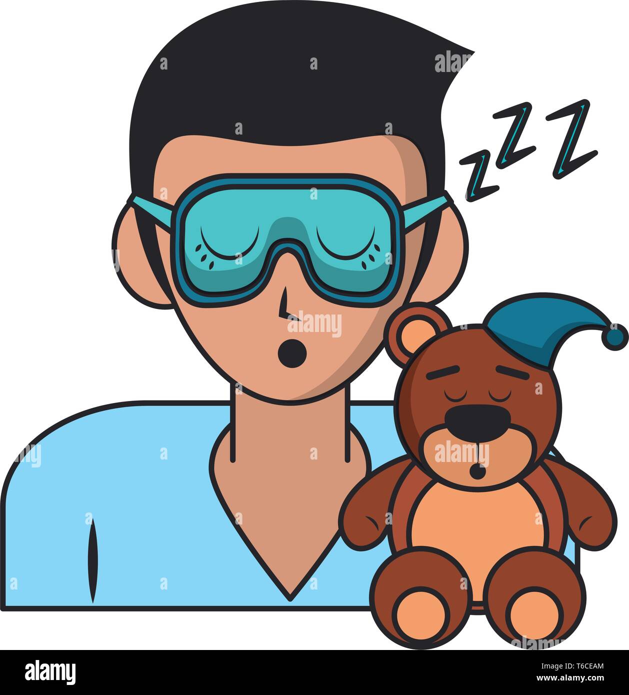 Sleep and rest cartoons Stock Vector Image & Art - Alamy