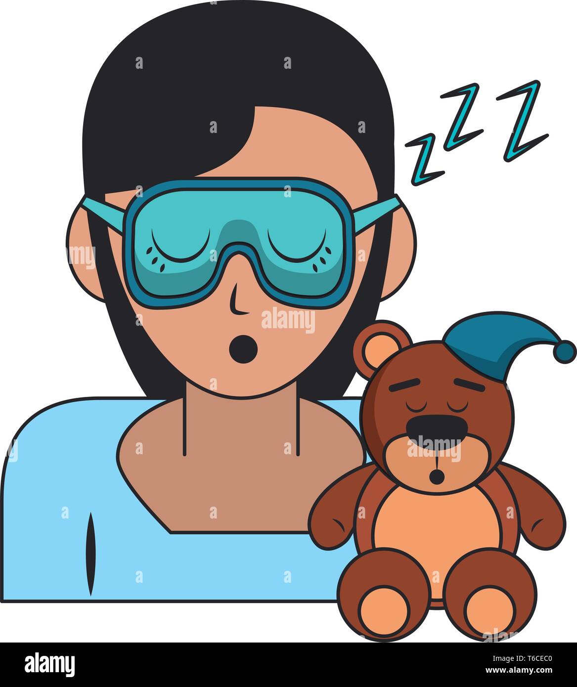 Sleep and rest cartoons Stock Vector Image & Art - Alamy